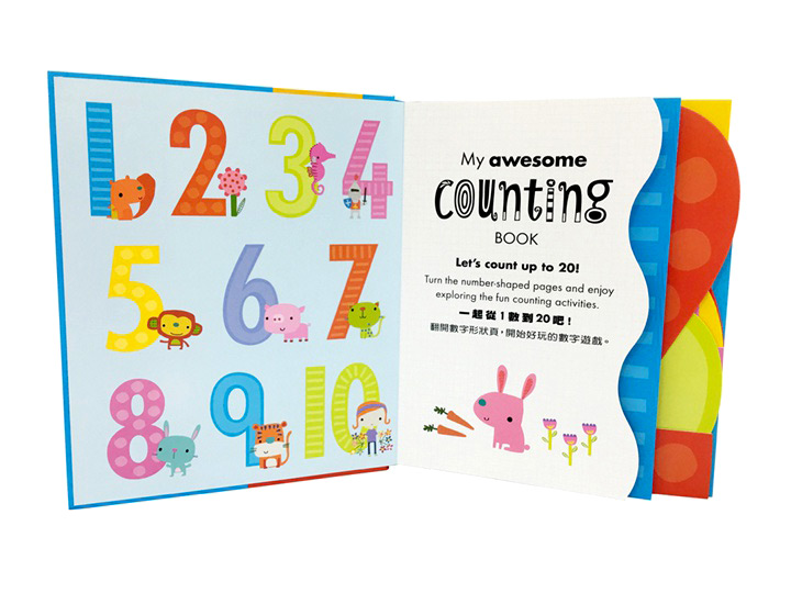 My awesome counting book(123數字形狀書) - Treasure18.com.hk